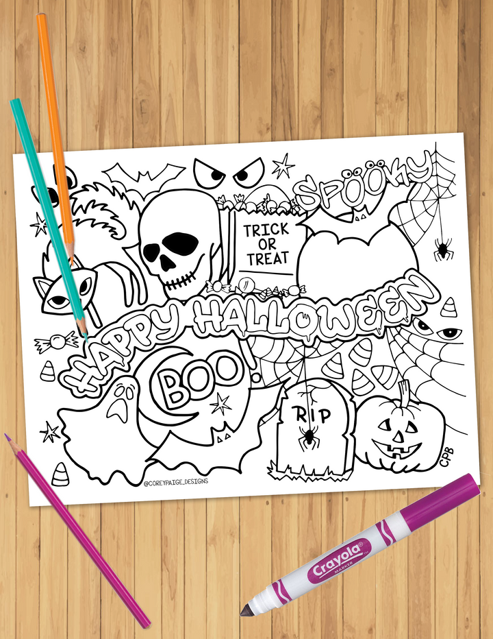 Coloring Sheets – CoreyPaigeDesigns