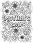 Mother's Day Flowers Coloring Sheet – CoreyPaigeDesigns