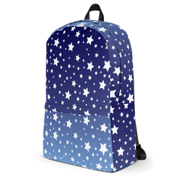 White Stars Blue Ombre Backpack – CoreyPaigeDesigns