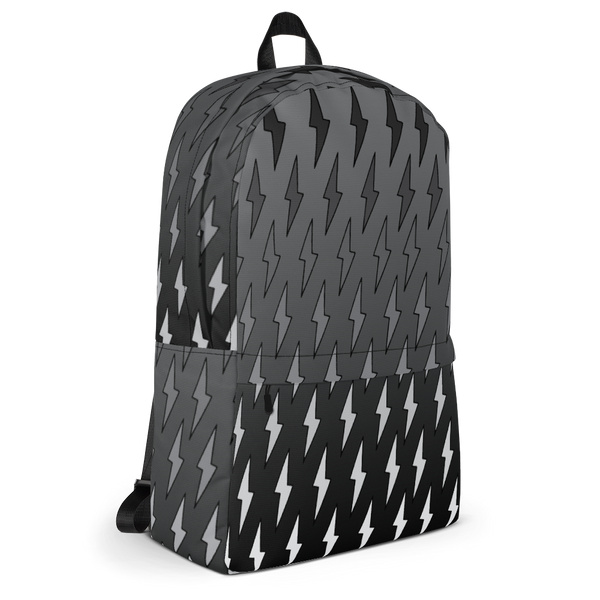Gray Ombre Lightning Bolts Backpack – CoreyPaigeDesigns