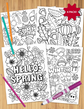 Seasons Coloring Sheet Pack – CoreyPaigeDesigns